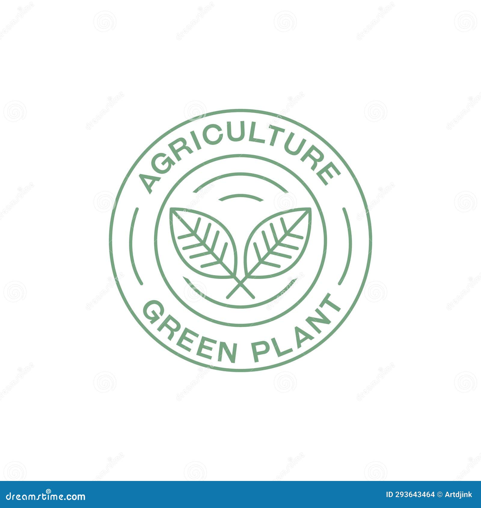 Agriculture Green Plant Logo Vector Stock Vector - Illustration of tree ...