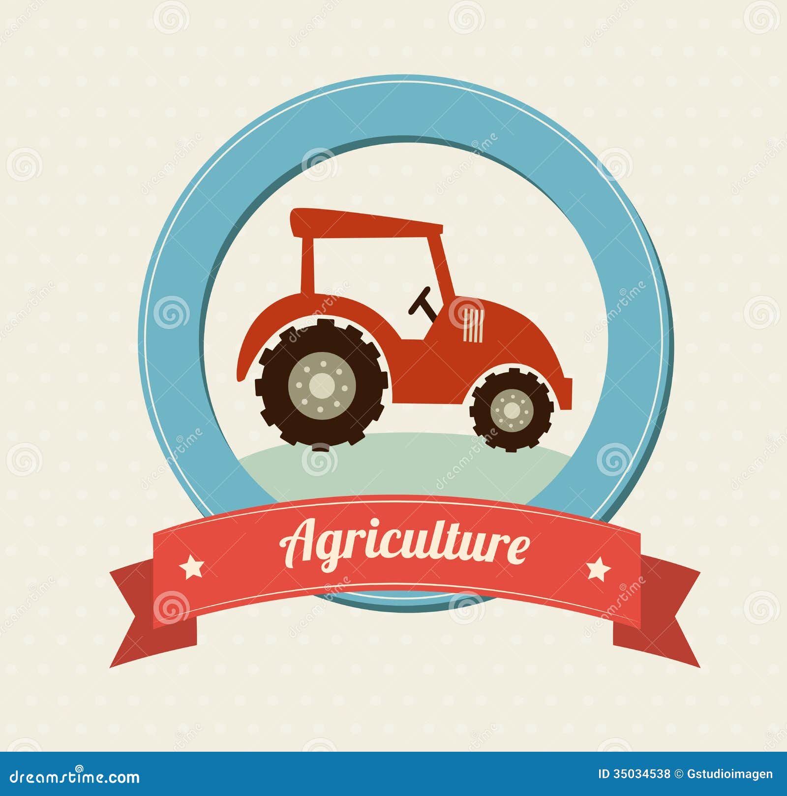 Agriculture label stock vector. Illustration of emblem - 35034538