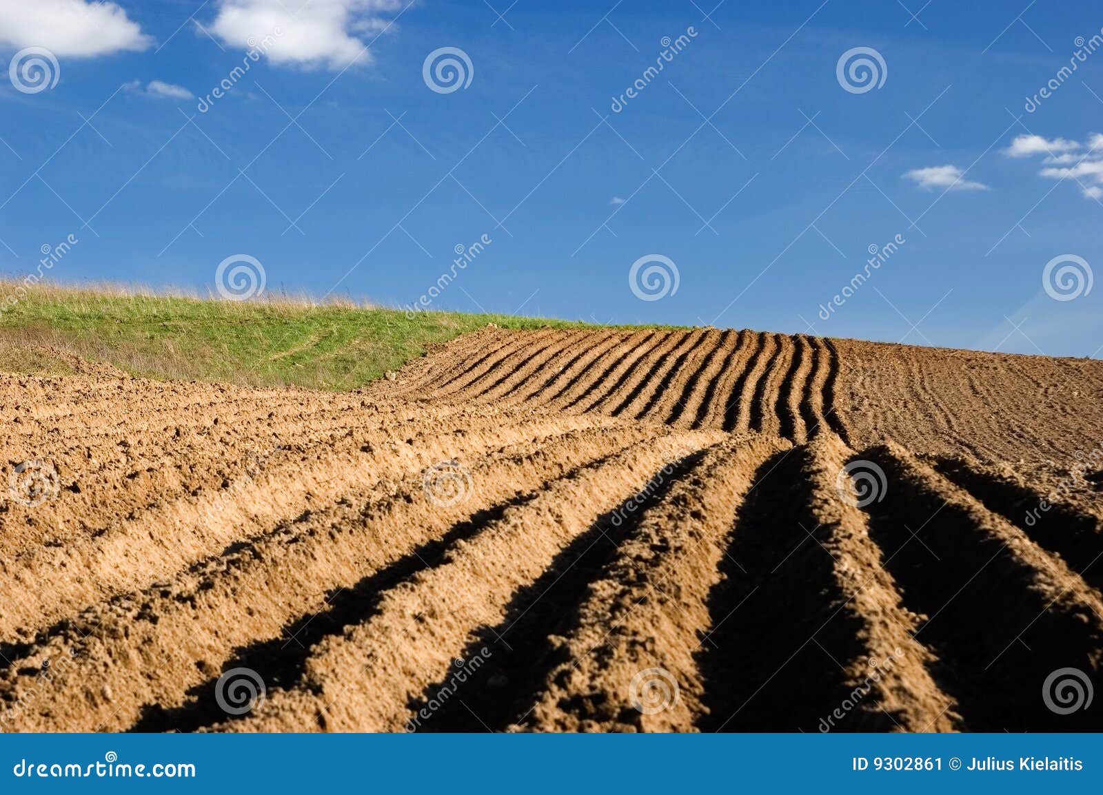 Agriculture Landscape - Ploughed Field Stock Image - Image of ploughed ...