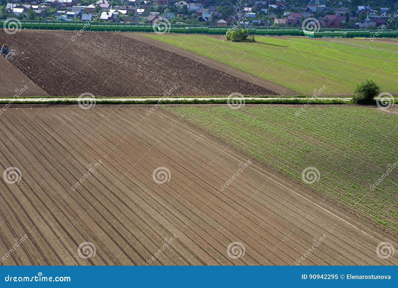 The Agriculture - Linear Irrigation of an Early Growth Spring Cr Stock ...