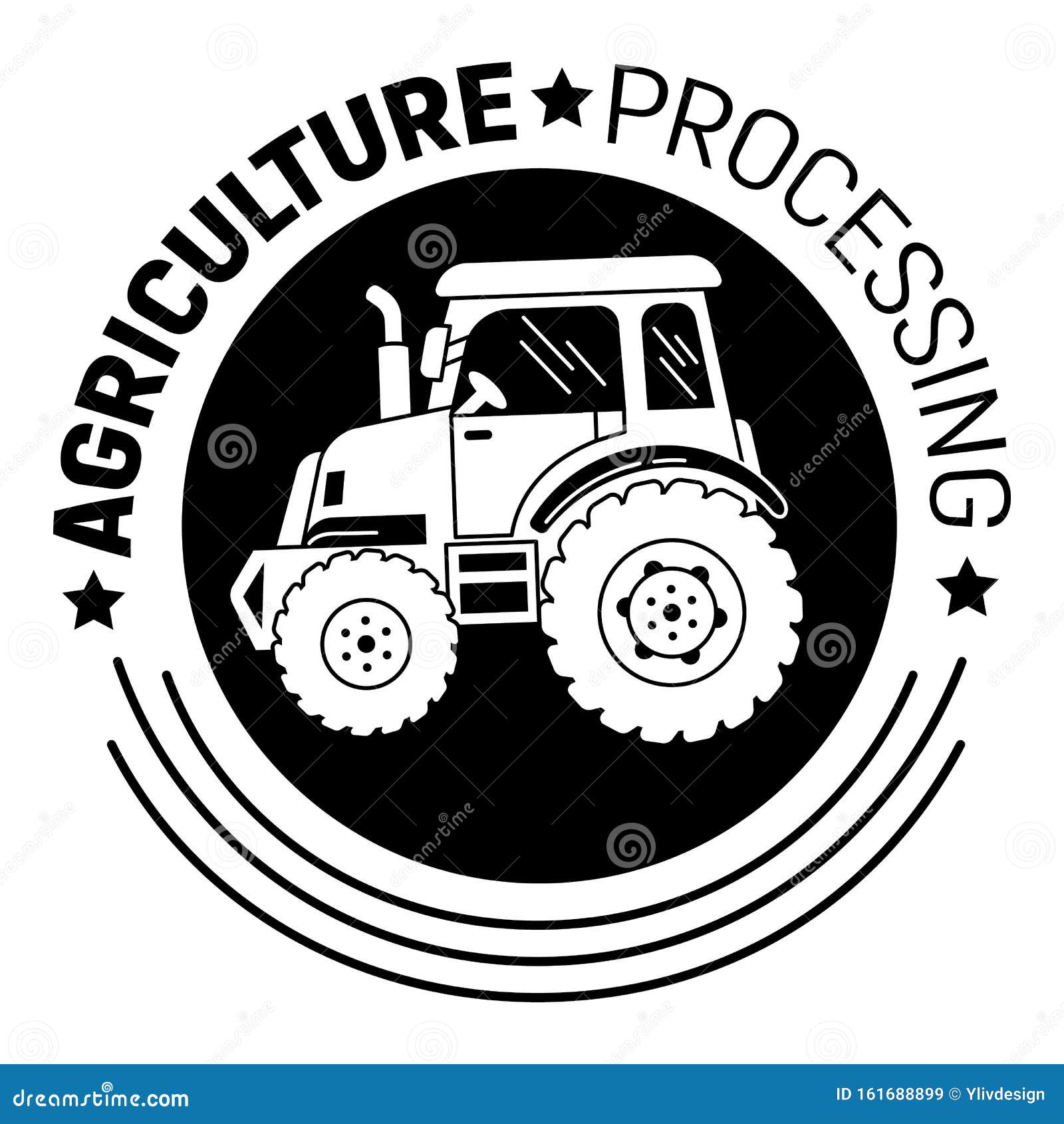 Agriculture Processing Logo, Simple Style Stock Vector - Illustration ...