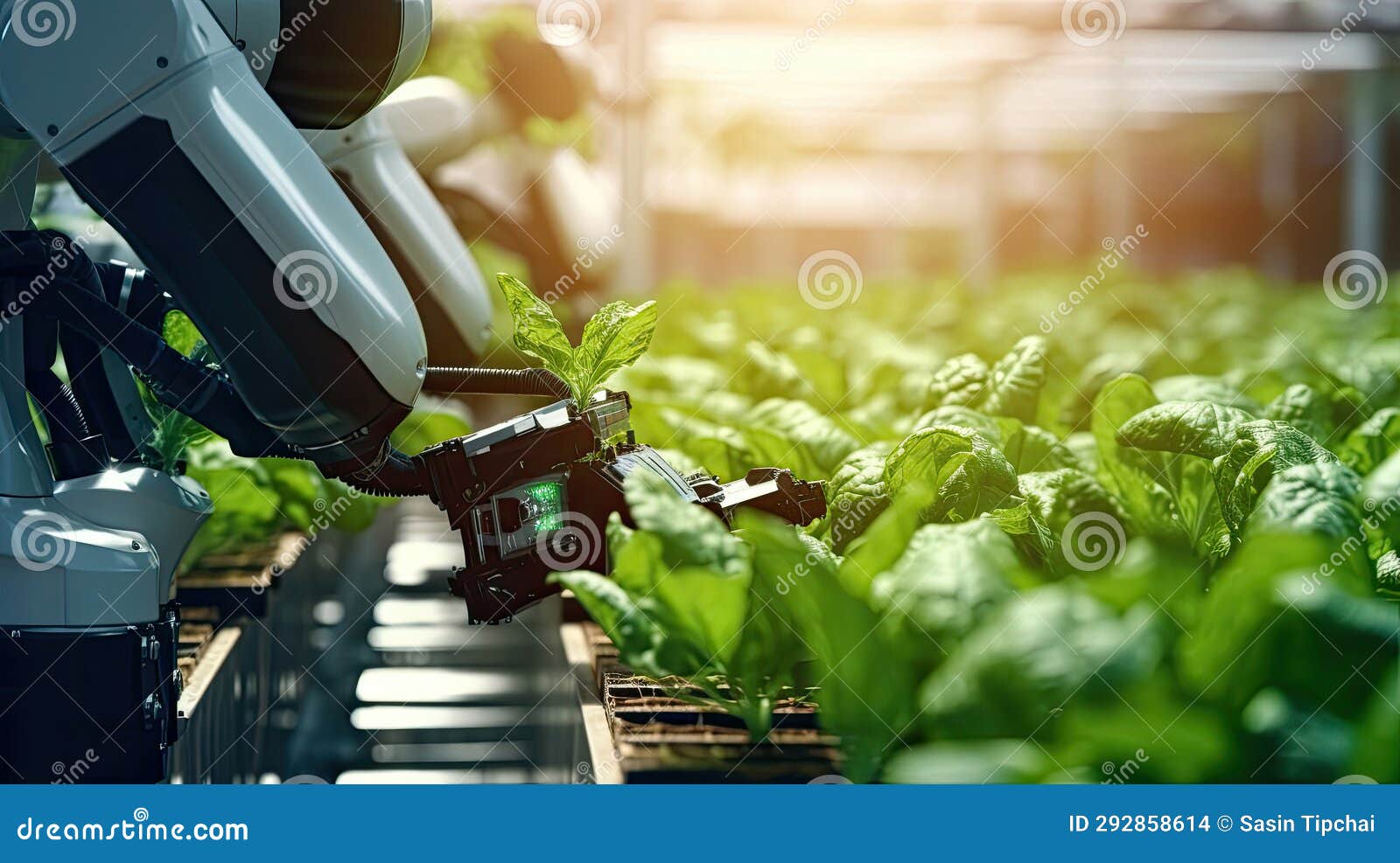 Agriculture Robotic Working in Smart Farm, Future Technology with Smart ...