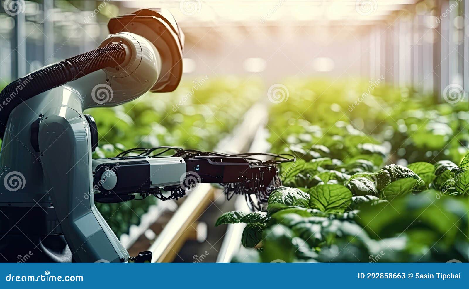 Agriculture Robotic Working in Smart Farm, Future Technology with Smart ...