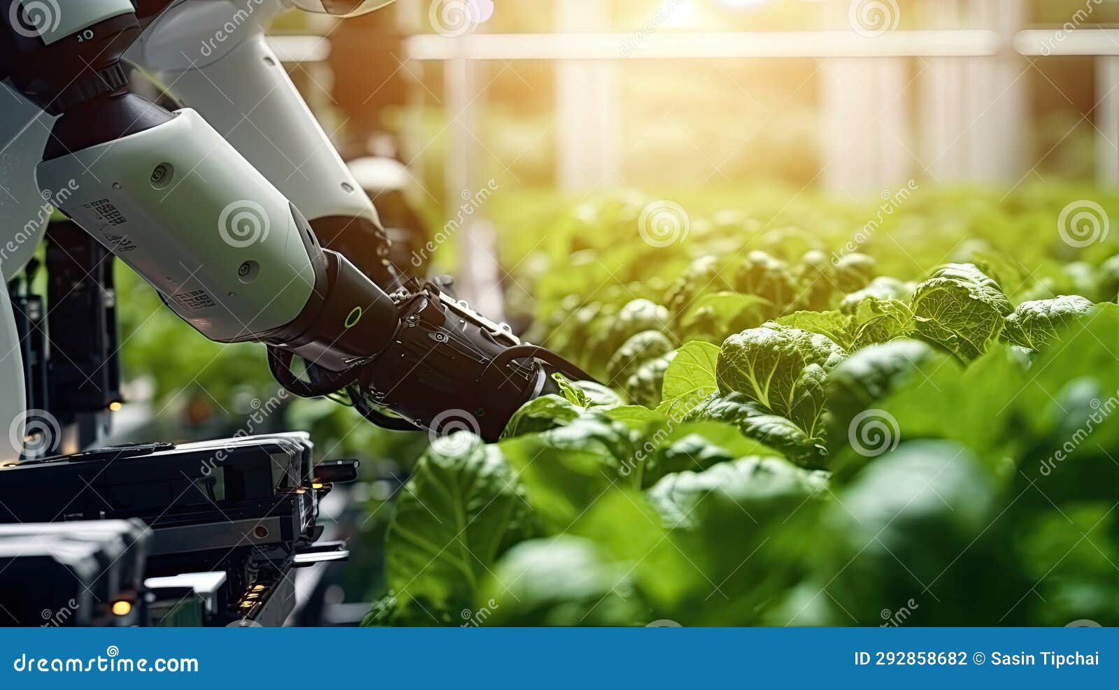 Agriculture Robotic Working in Smart Farm, Future Technology with Smart ...