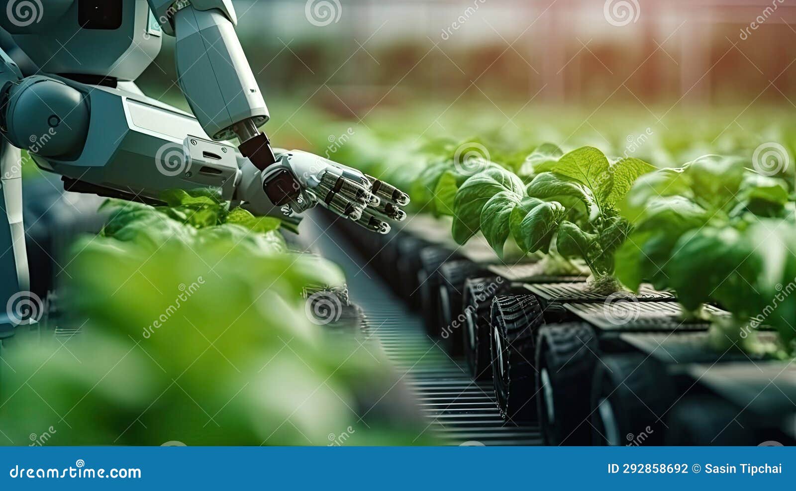 Agriculture Robotic Working in Smart Farm, Future Technology with Smart ...