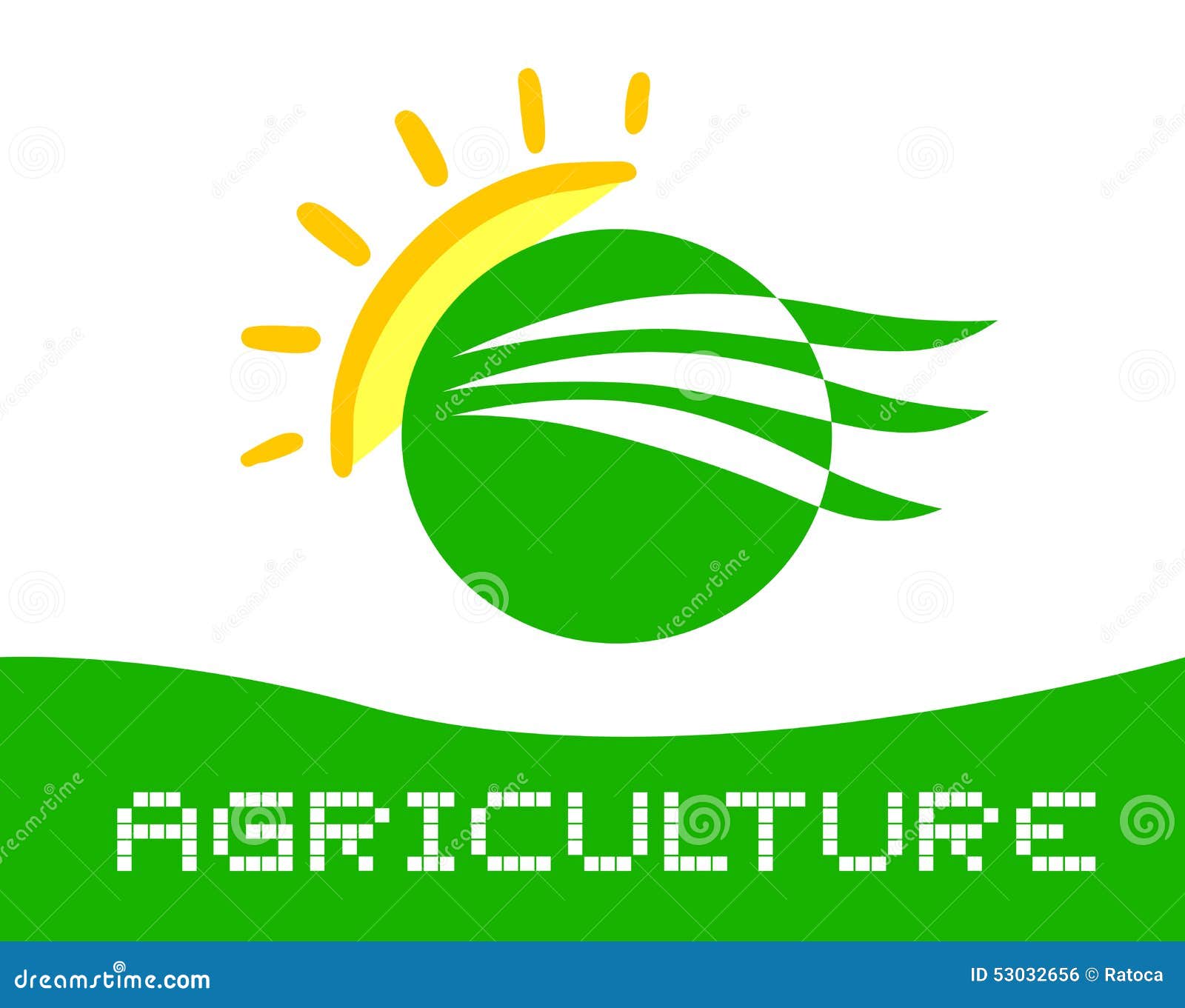Agriculture symbol stock vector. Illustration of creative - 53032656