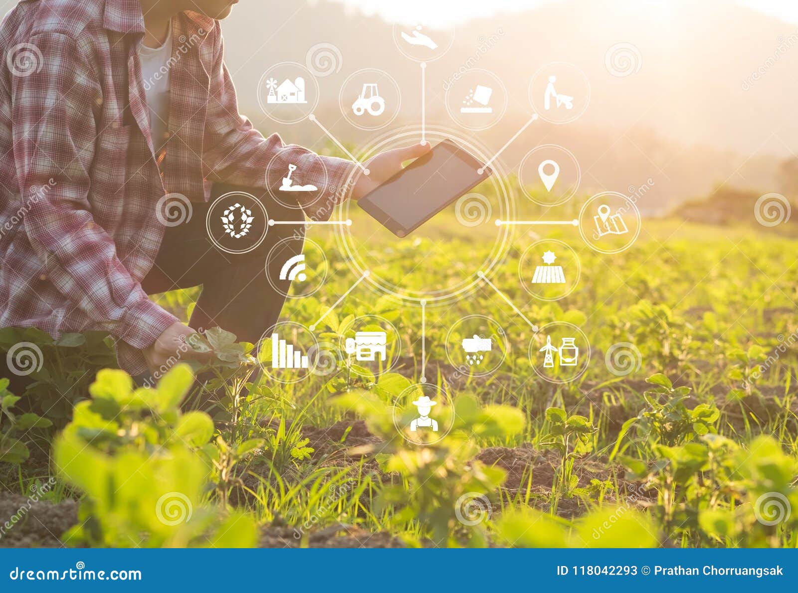 Agriculture Technology Farmer Man Using Tablet Computer . Stock Image ... Agriculture Technology Farmer Man Using Tablet Computer . Stock Image ...