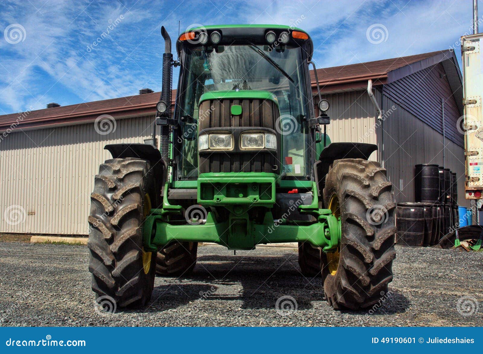 Agriculture Tractor Vehicle Stock Image - Image of agricultural ...