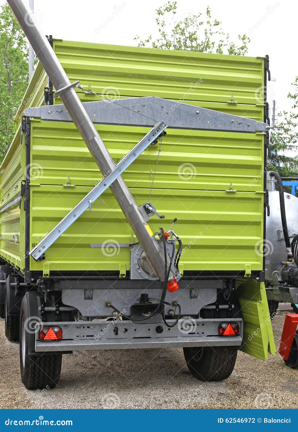 Agriculture Trailer stock photo. Image of hydraulic, transfer - 62546972