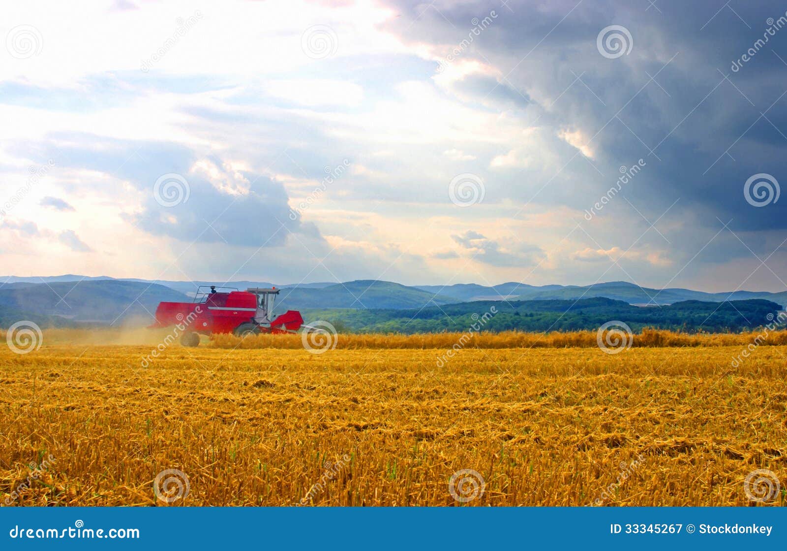 Agriculture stock image. Image of machinery, yield, cereal - 33345267