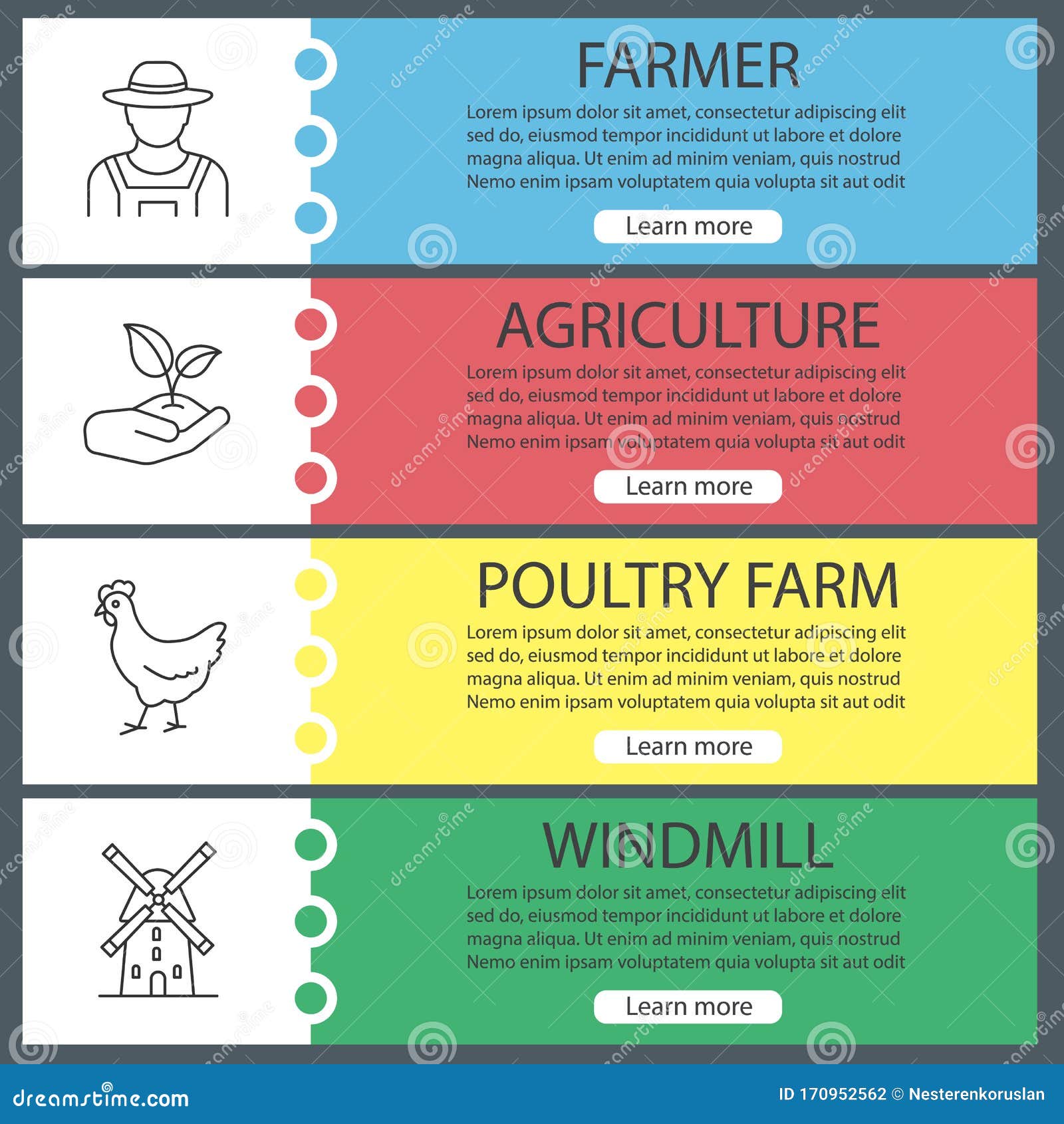 Agriculture Web Banner Templates Set Stock Illustration - Illustration ... Agriculture Web Banner Templates Set Stock Illustration - Illustration ...