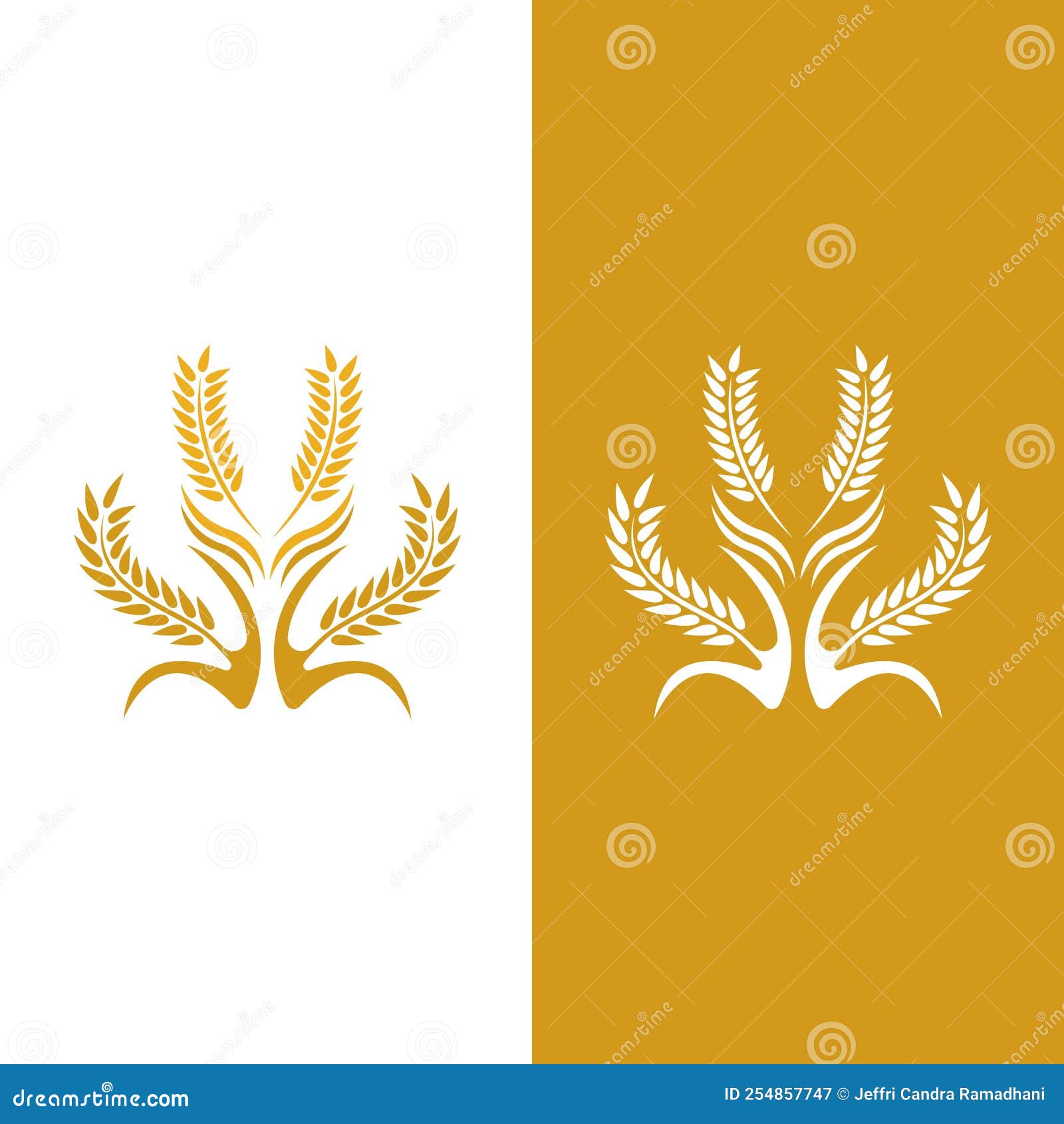 Agriculture wheat vector stock vector. Illustration of gold - 254857747