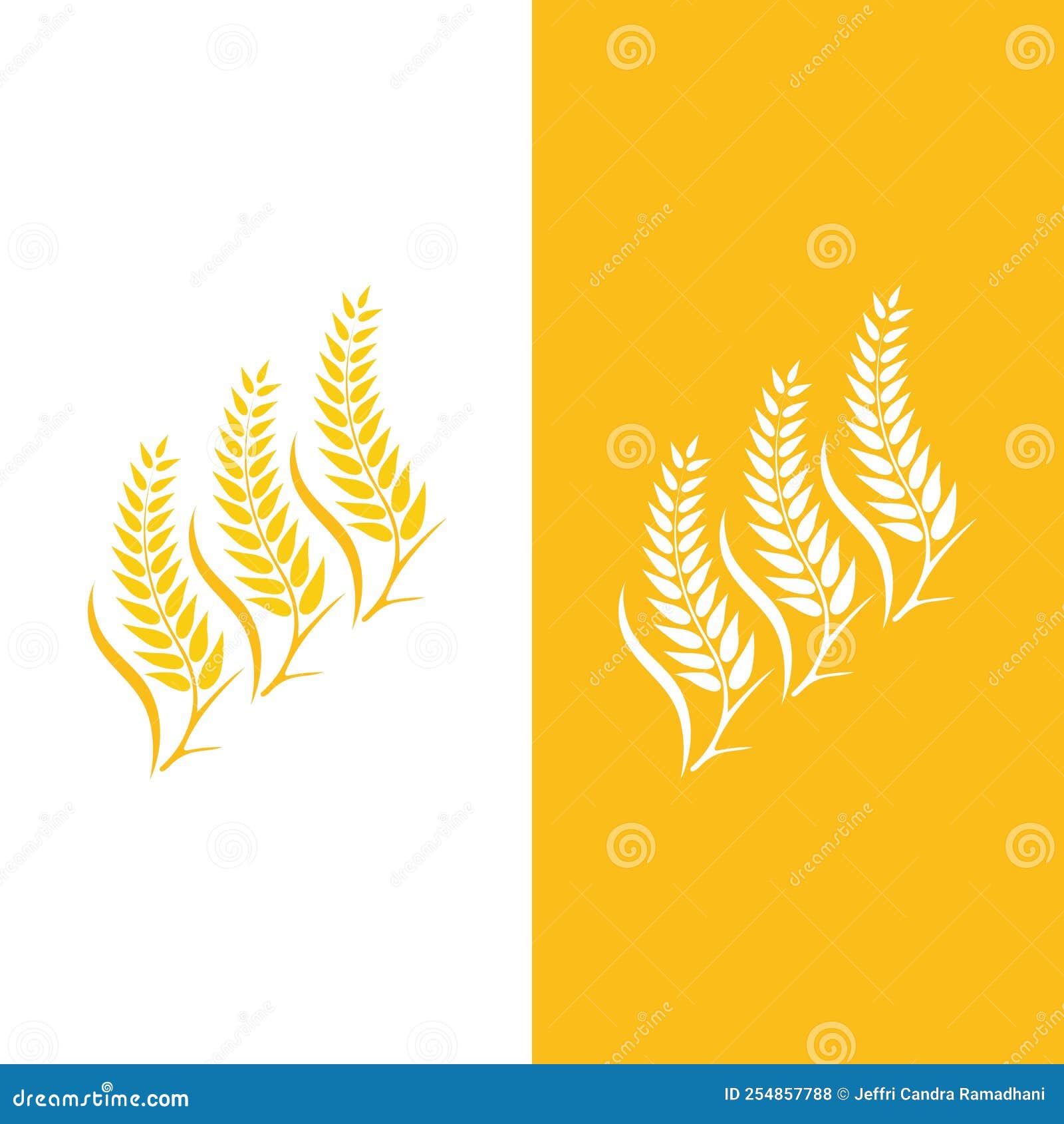 Agriculture wheat vector stock vector. Illustration of label - 254857788