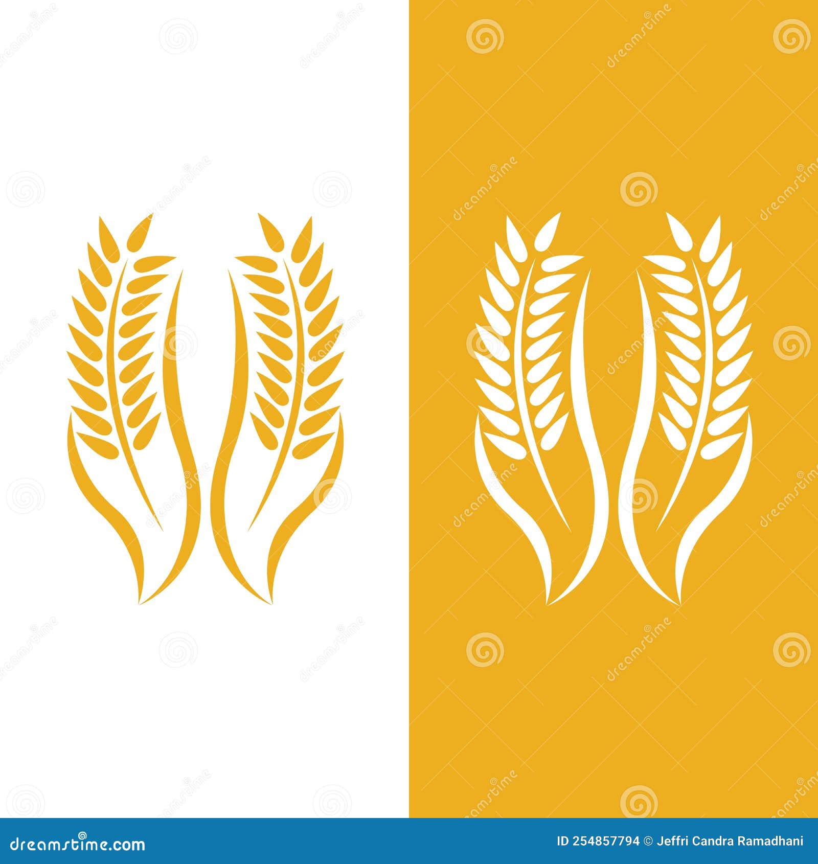 Agriculture wheat vector stock vector. Illustration of isolated - 254857794