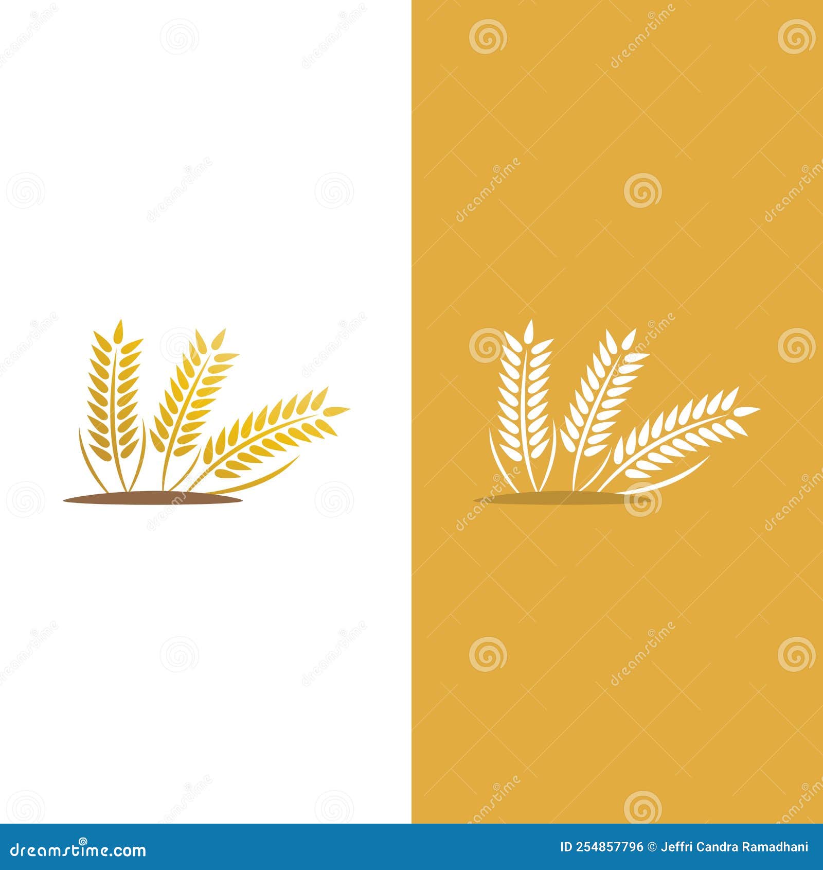Agriculture wheat vector stock vector. Illustration of vector - 254857796