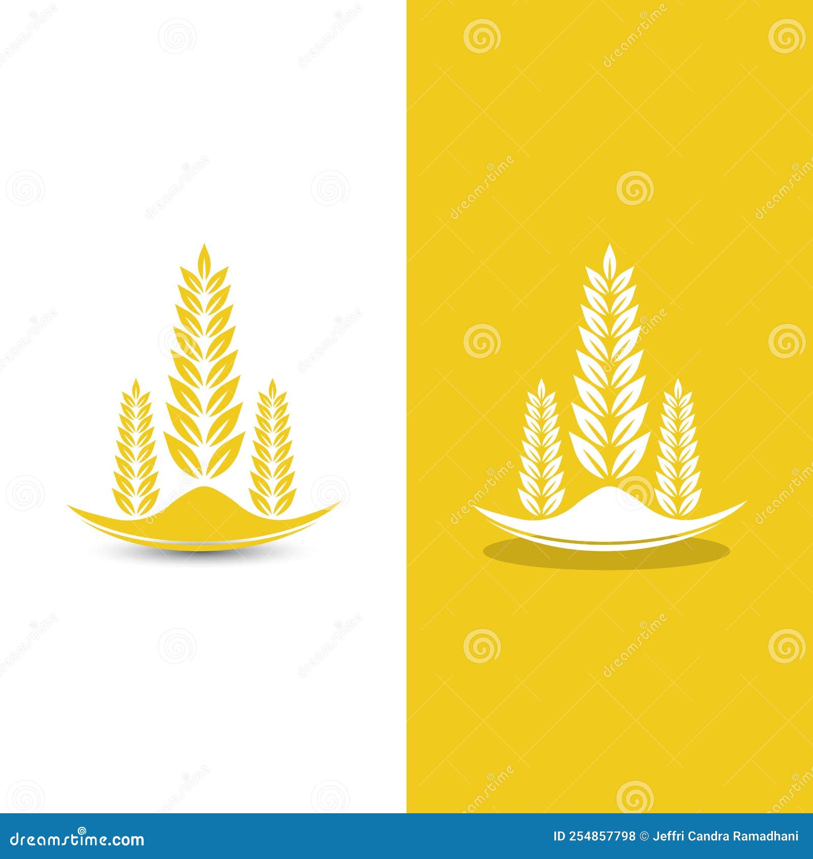 Agriculture wheat vector stock vector. Illustration of ears - 254857798