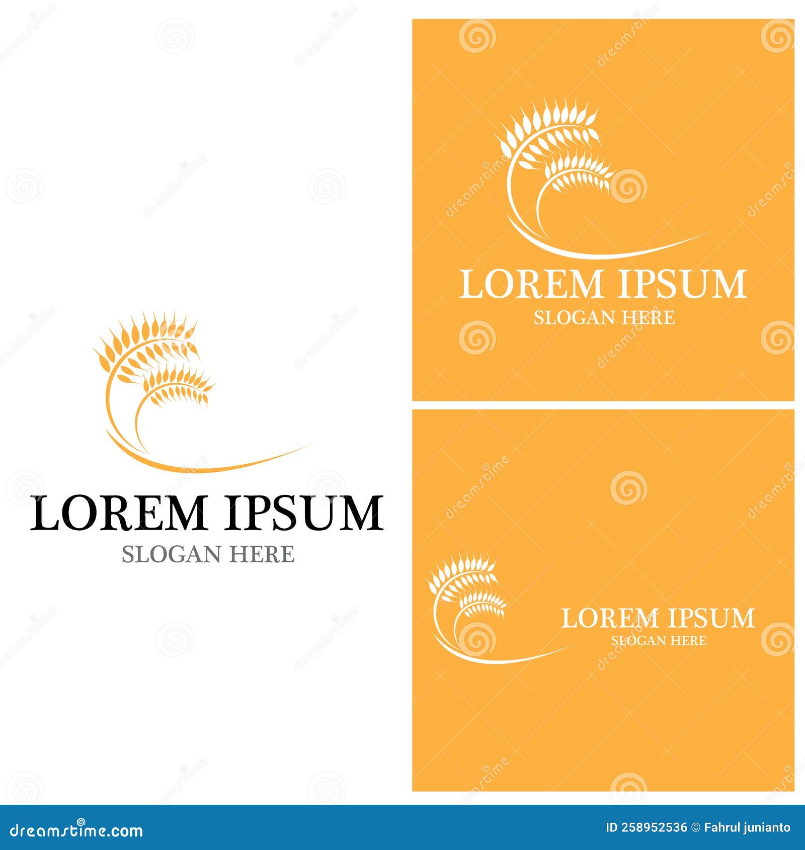 Agriculture wheat vector stock illustration. Illustration of label ...