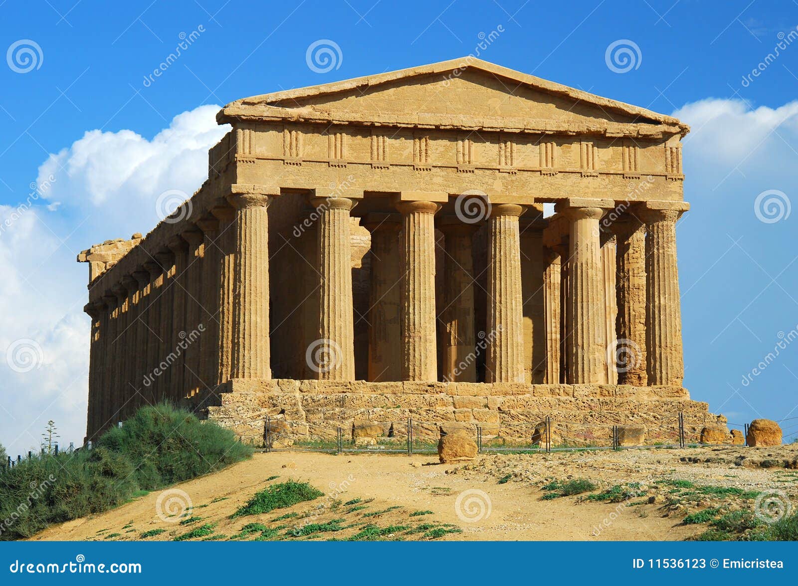 Agrigento in Sicily stock image. Image of structure, concord - 11536123