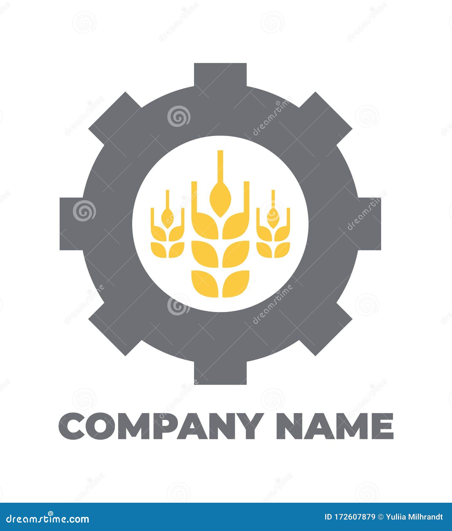 Agro Icon Template for Logo. Color Vector Isolated Stock Illustration ...