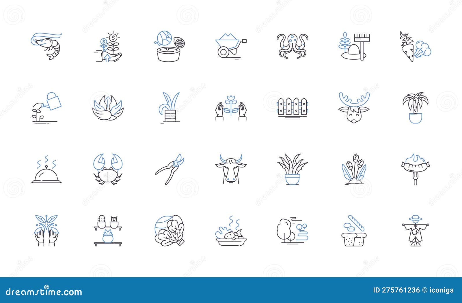 Agronomy Line Icons Collection. Soil, Crop, Irrigation, Fertilizer ... Agronomy Line Icons Collection. Soil, Crop, Irrigation, Fertilizer ...