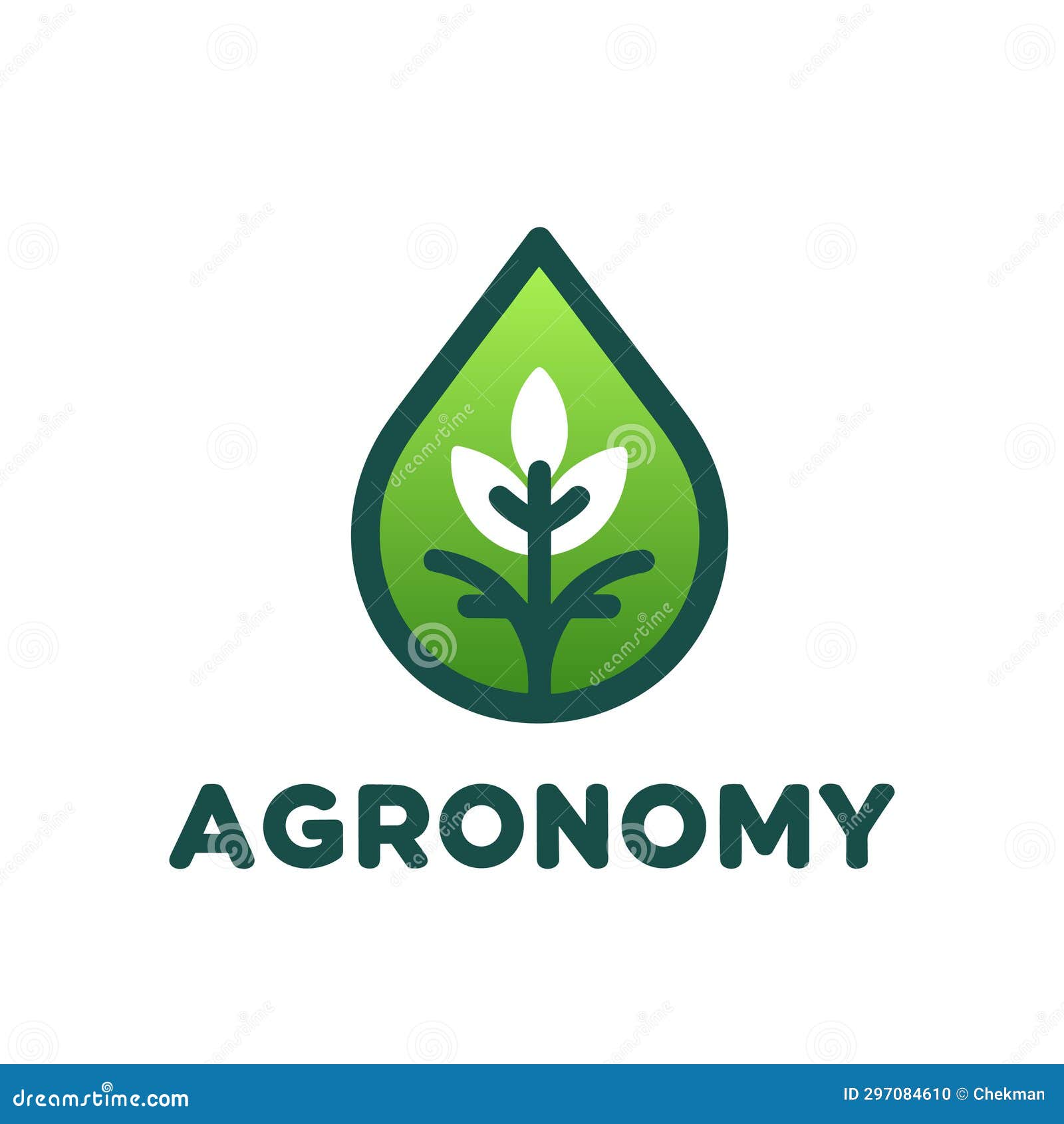 Agronomy Logo Font With Natural Elements. Agricultural Alphabet Vector ...
