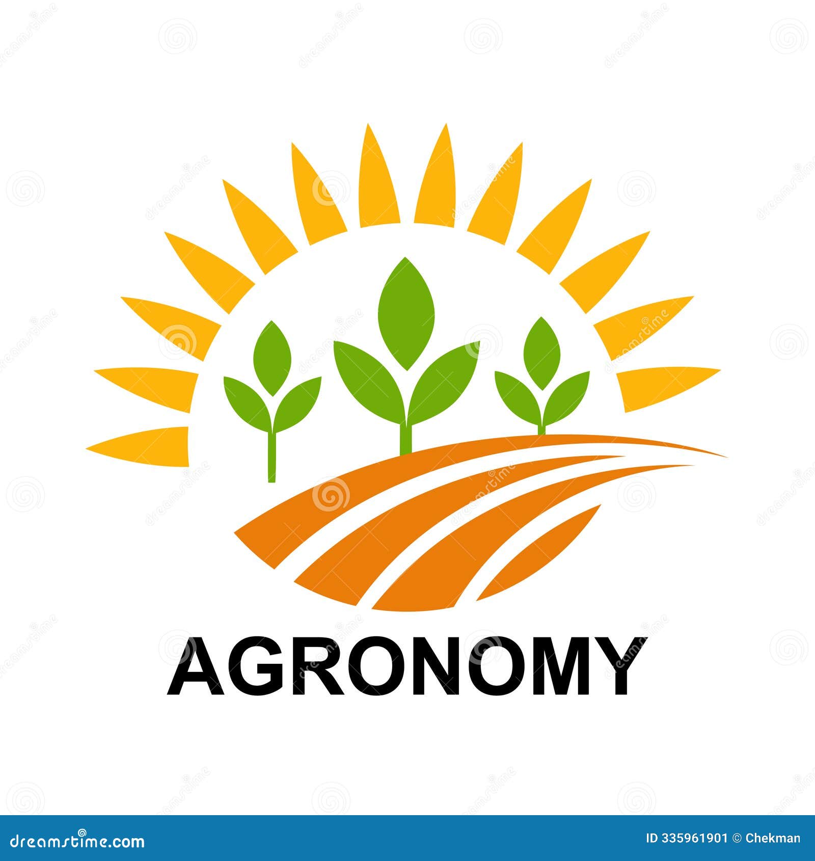 Agronomy Logo Icon. Agriculture Logo Design. Agronomy Logo with Plants ...