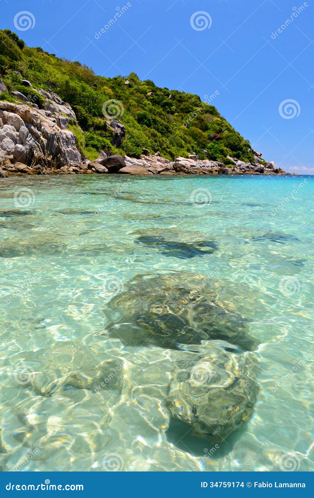 Agua De La Turquesa Que Brilla Intensamente Foto de archivo - Imagen de ...