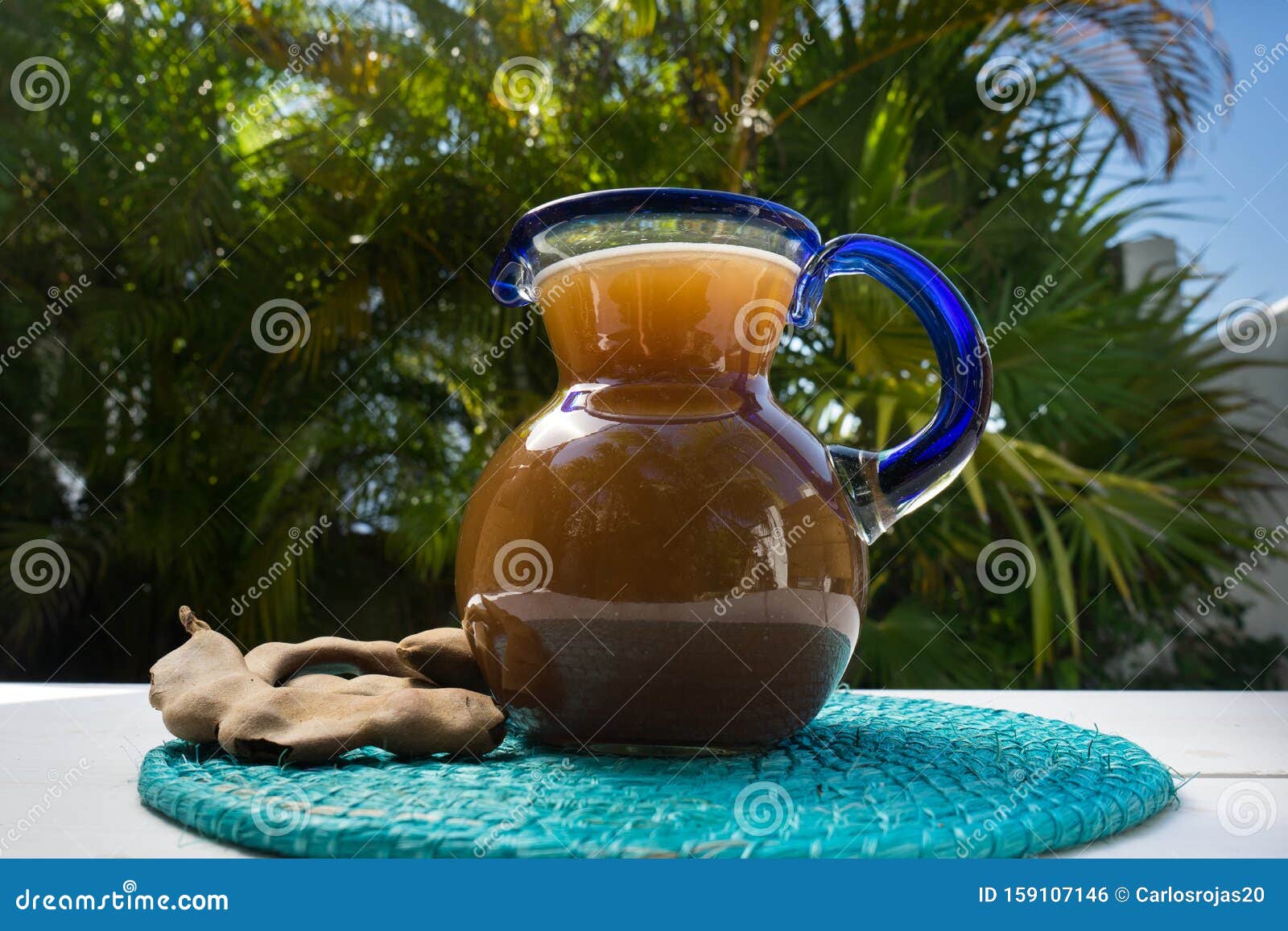 Agua de tamarindo mexicana foto de archivo. Imagen de jugoso - 159107146