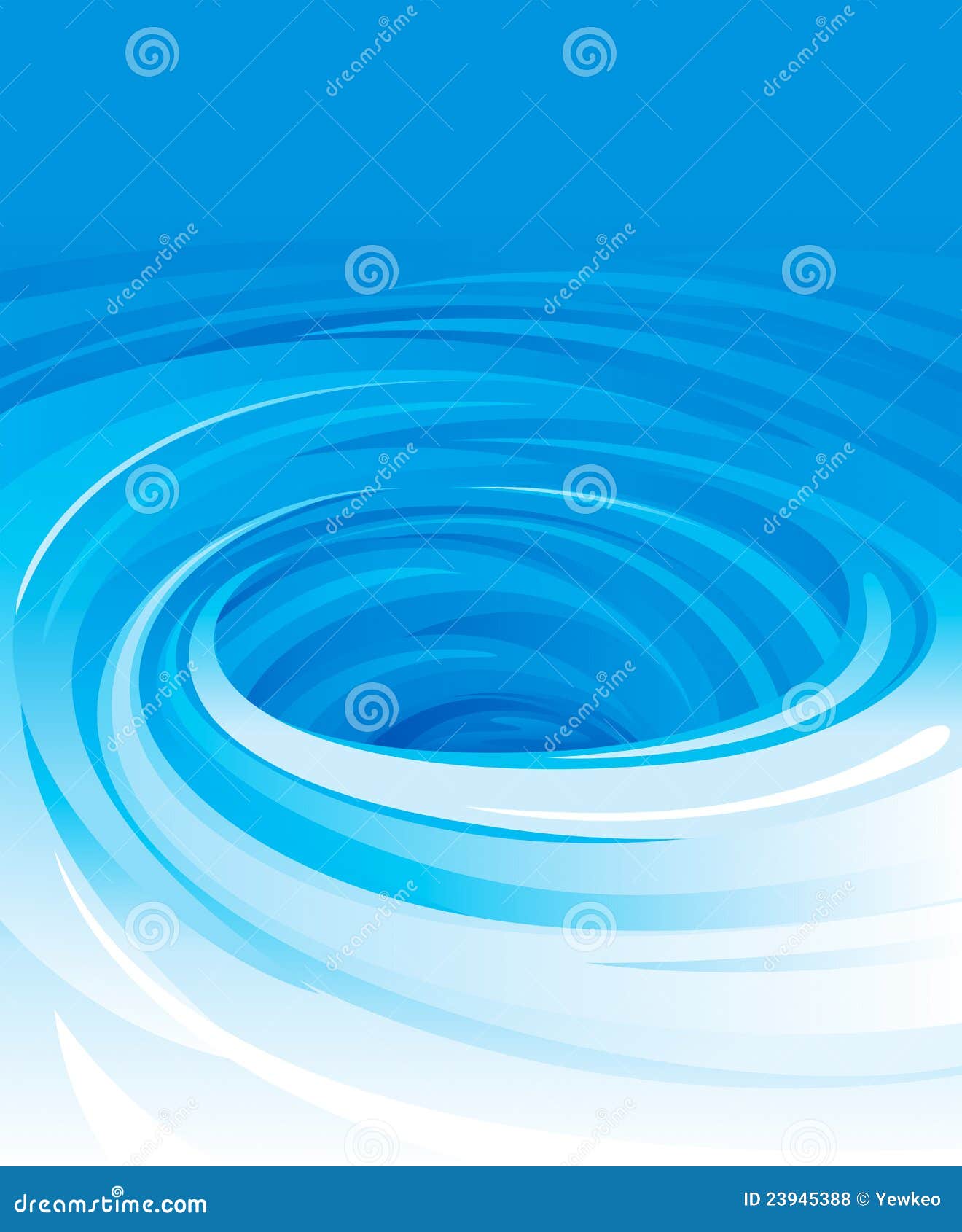 Agua que remolina ilustración del vector. Ilustración de cubo - 23945388