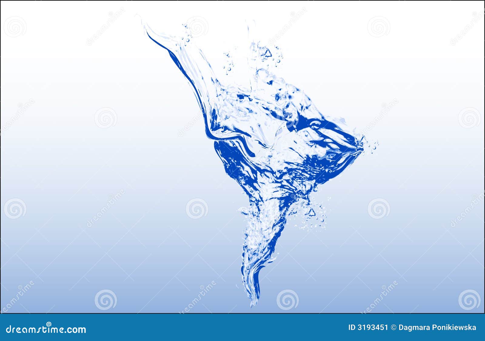 Agua - vector ilustración del vector. Ilustración de bueno - 3193451