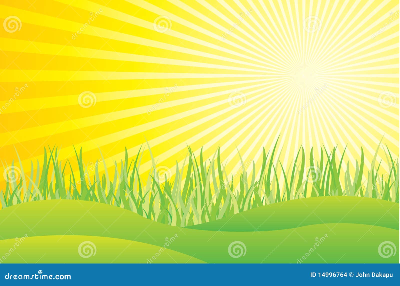 Agua y sol stock de ilustración. Ilustración de océano - 14996764