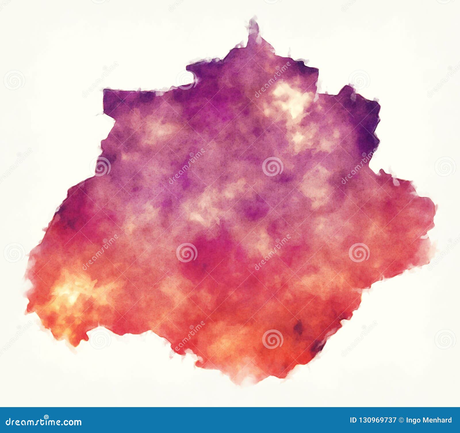 Aguascalientes Silhouette Map Vector Illustration | CartoonDealer.com ...