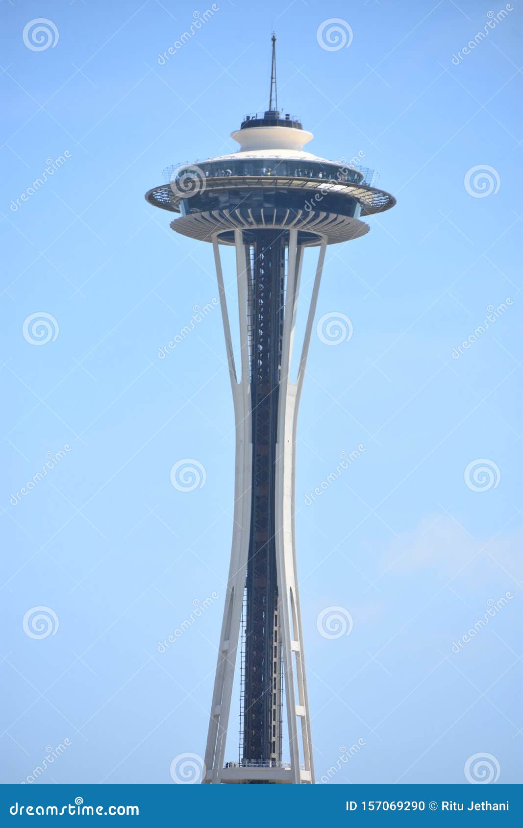 Aguja Espacial En Seattle, Washington Imagen editorial - Imagen de ...
