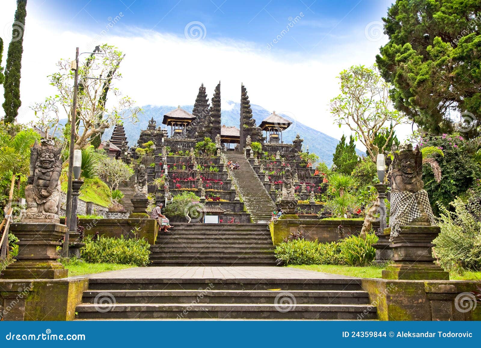 Agung Besakih Complex Temple, Bali, Indonesia Stock Photo - Image of ...
