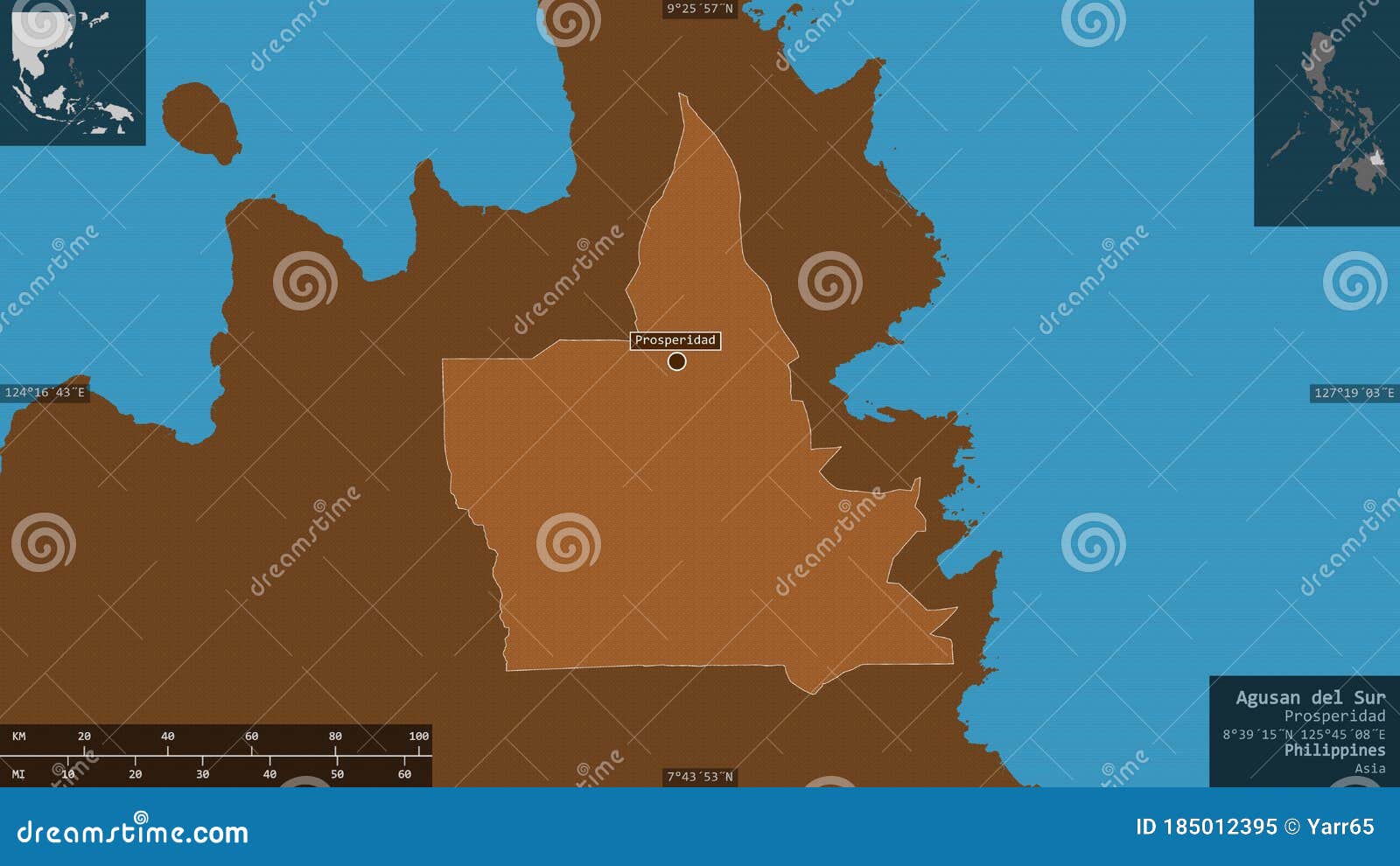 Agusan Del Sur, Philippines - Composition. Pattern Stock Illustration ...