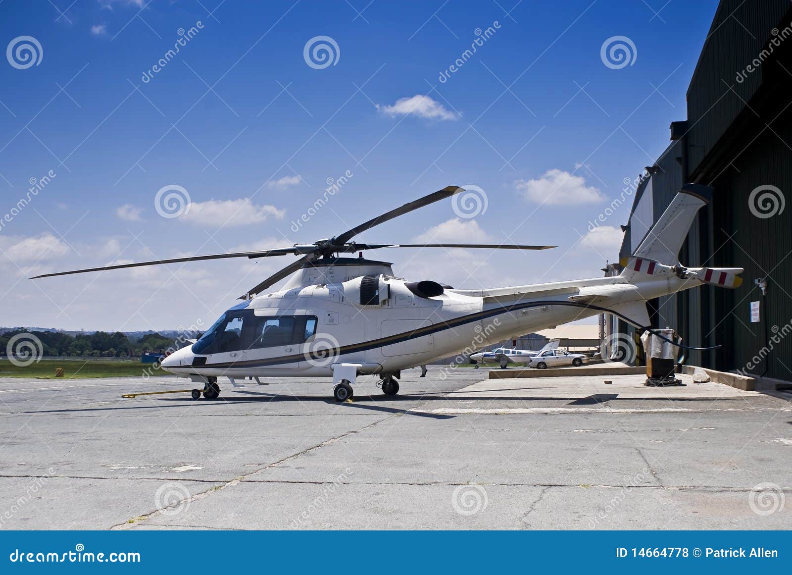 Agusta A109 Helicopter stock photo. Image of fuselage - 14664778
