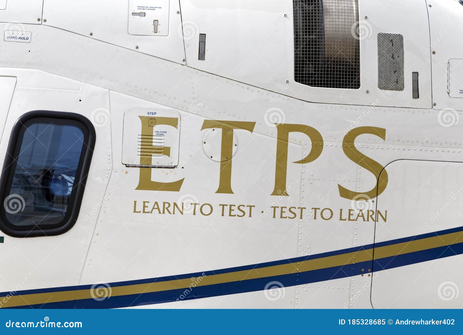 Empire Test Pilots School Agusta A109E Power Helicopter Editorial Image ...