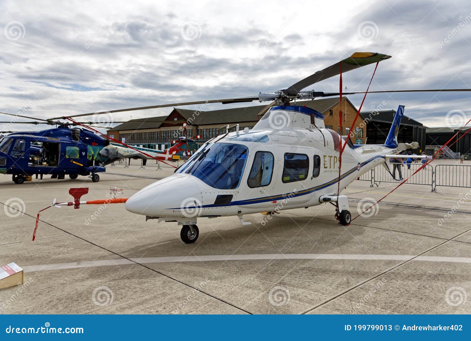 ETPS Boscombe Down Agusta A109E Power Helicopter Editorial Stock Photo ...