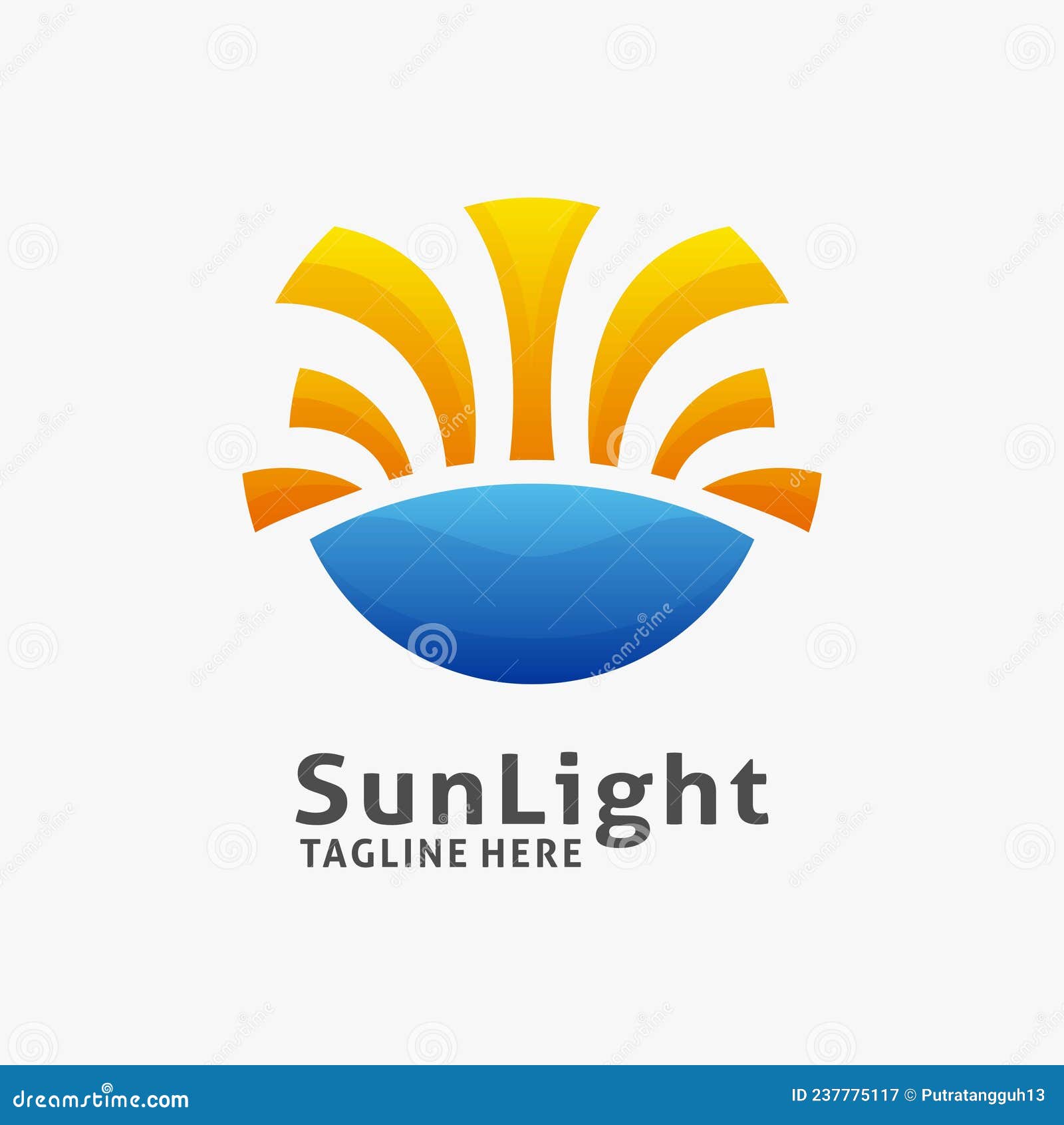Abstract Sunlight Logo Design Stock Vector - Illustration of internet ...