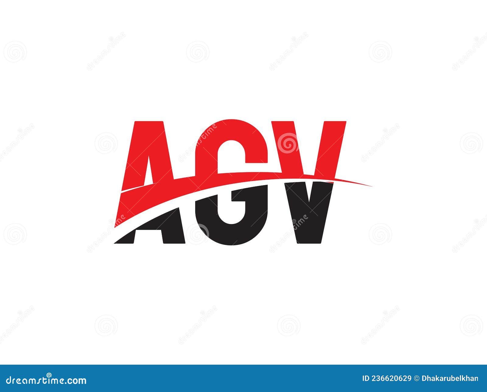 AGV Letter Initial Logo Design Vector Illustration Stock Vector ...