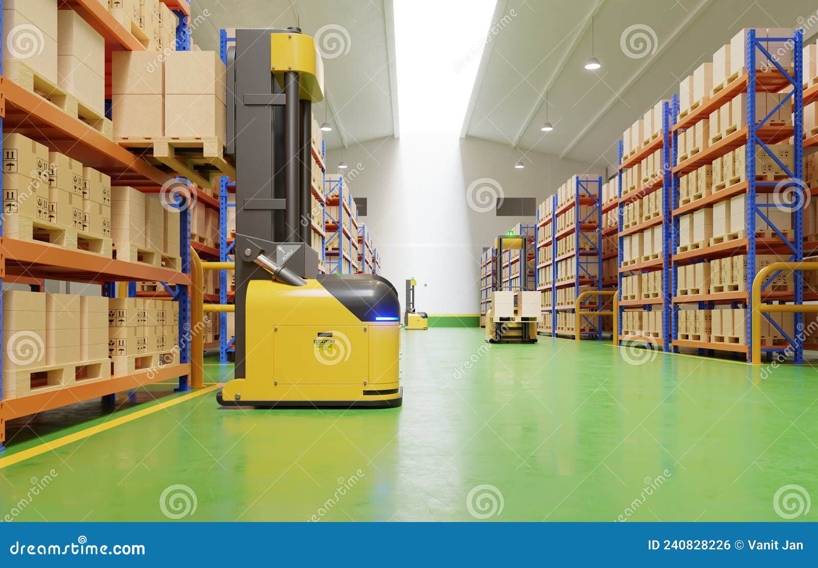 AGV Robots Efficiently Sorting Hundreds of Parcels Per HourAutomated ...