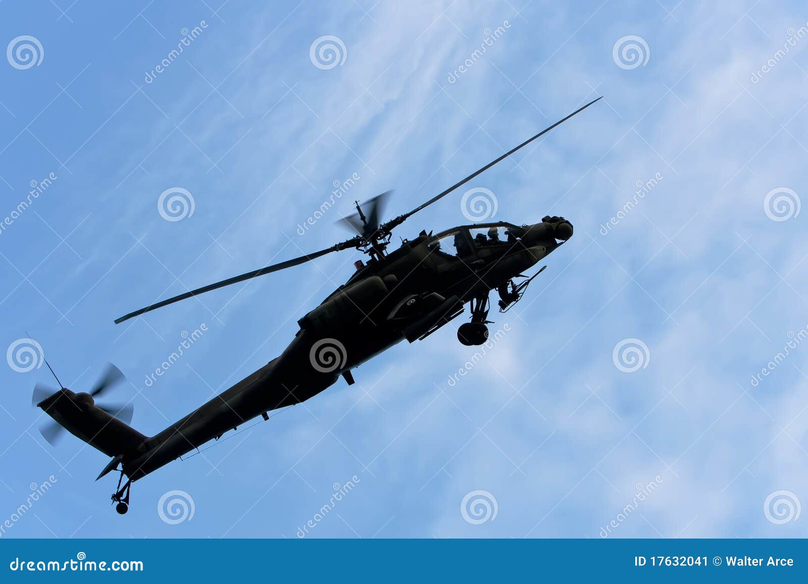 AH 64 Apache Helicopter stock image. Image of desert - 17632041