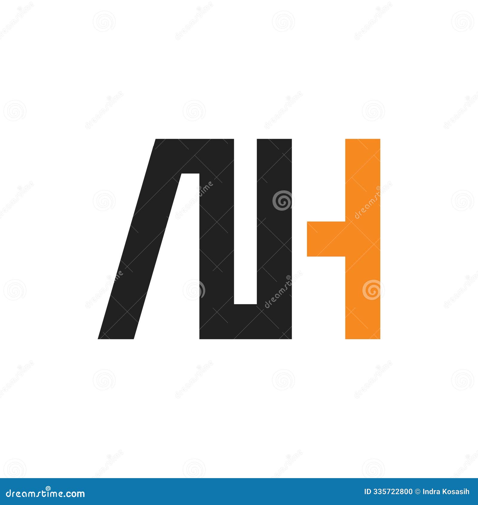 Ah Initial Logo Vector Icon Illustration Stock Vector - Illustration of ...