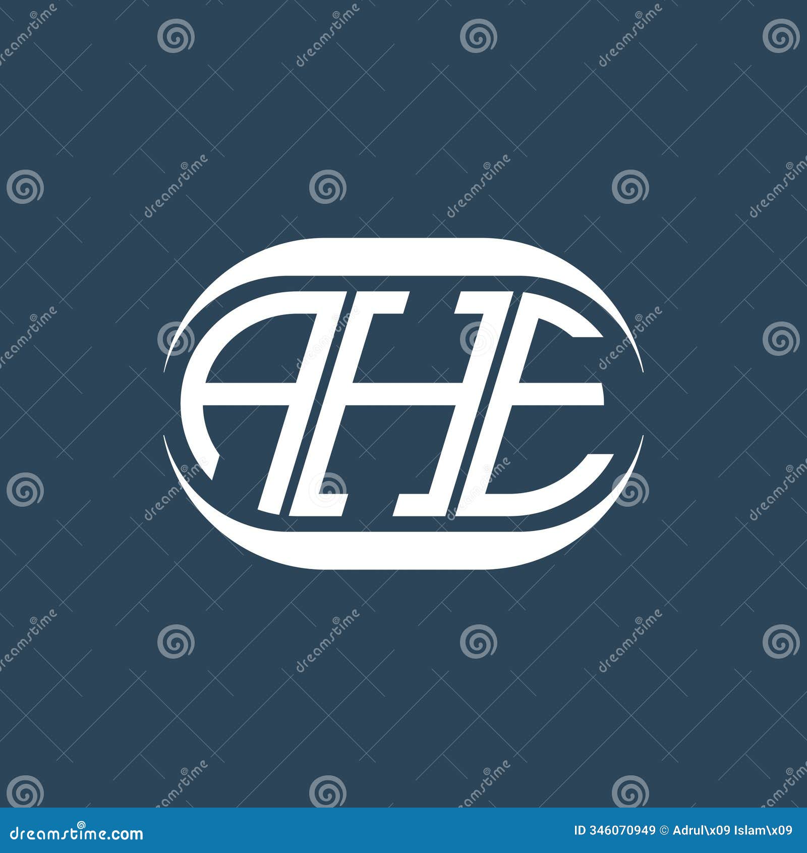 AHE Abstract Monogram Logo Design. AHE Monogram Unique Modern Flat ...