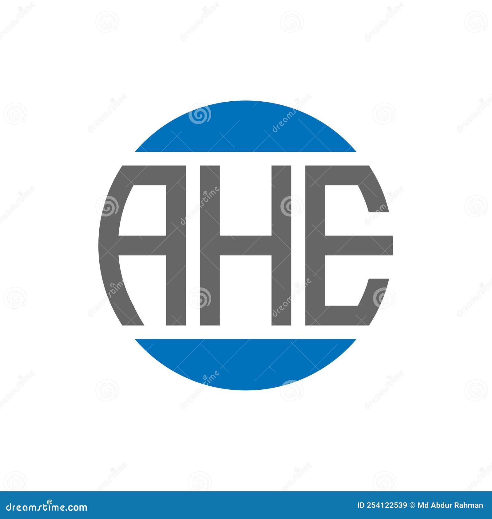 AHE Letter Logo Design on White Background. AHE Creative Initials ...