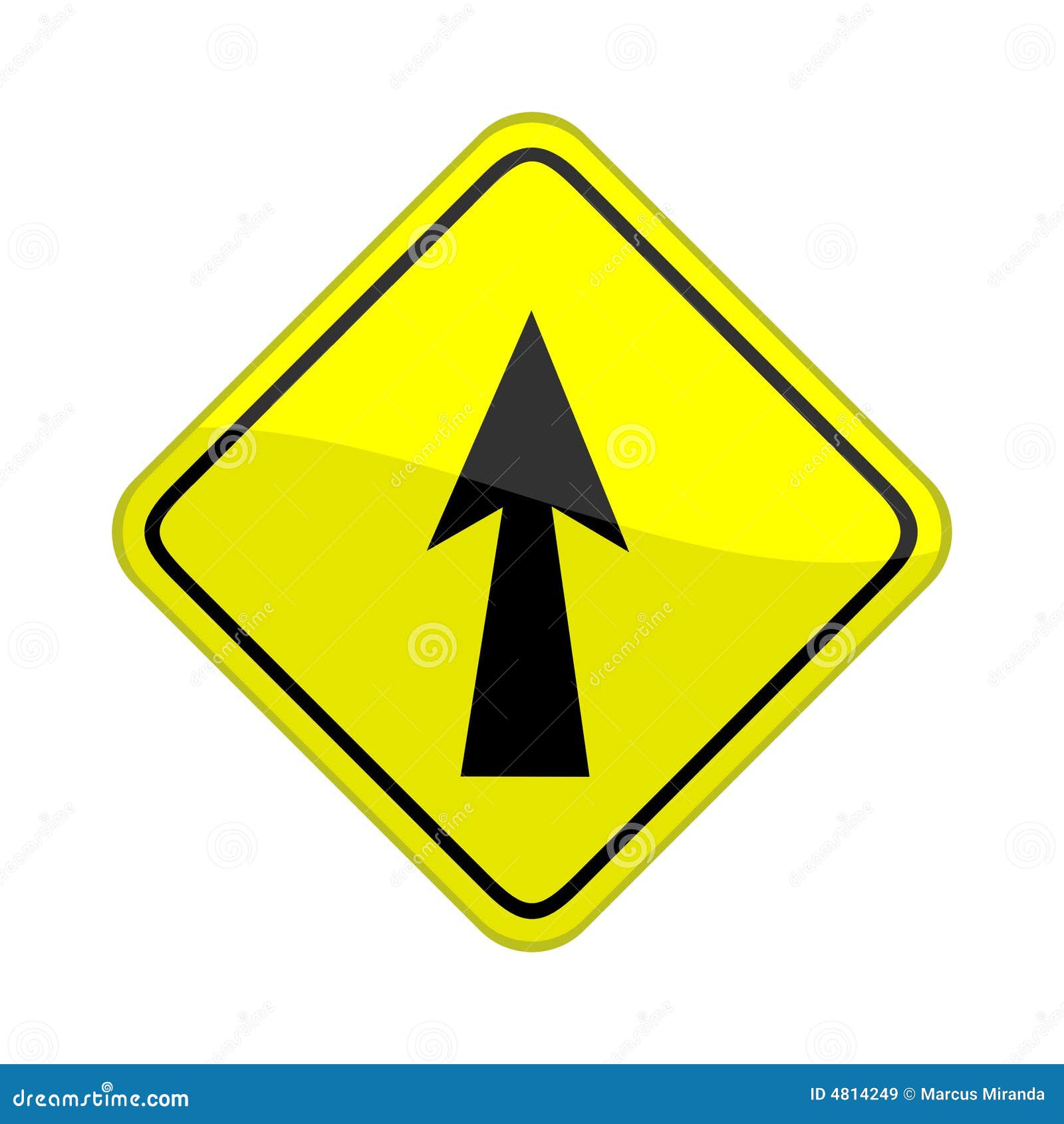 Ahead arrow stock vector. Illustration of symbol, vector - 4814249