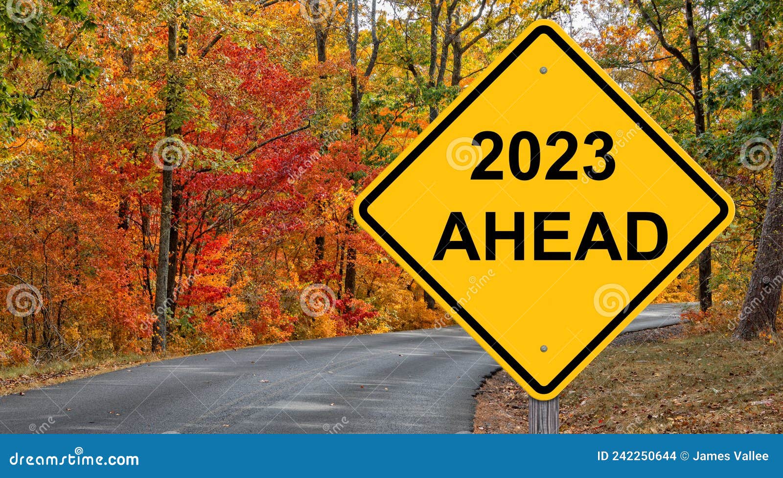 2023 Ahead Sign stock photo. Image of 2023, holiday - 242250644