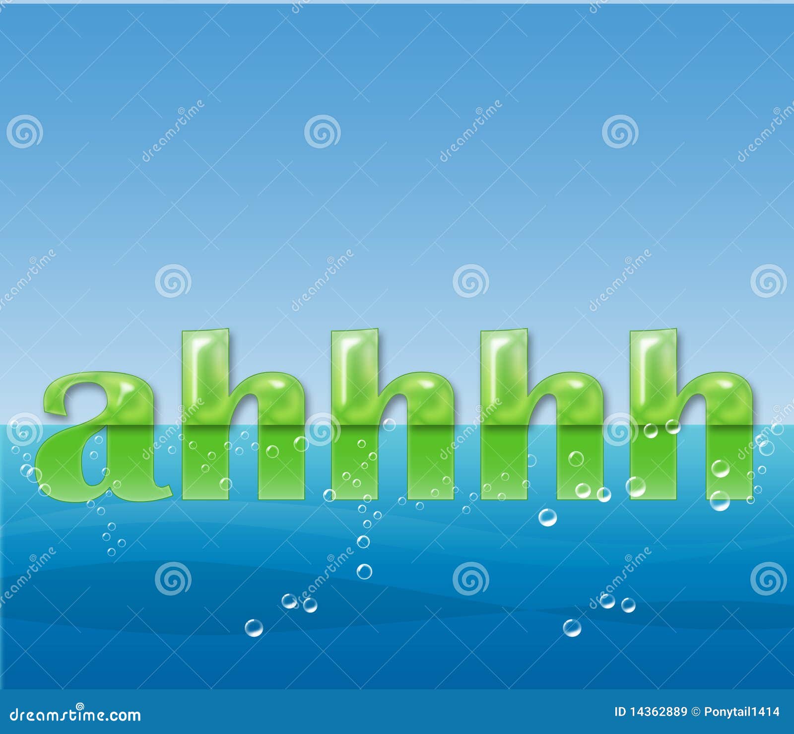 Ahhhhh stock illustration. Illustration of font, restful - 14362889