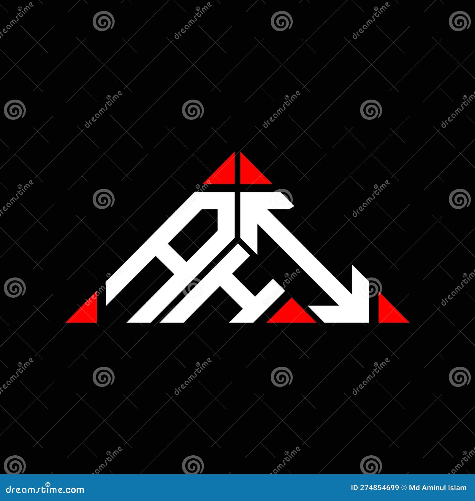 AHI Letter Logo Creative Design with Vector Graphic, AHI Stock Vector ...