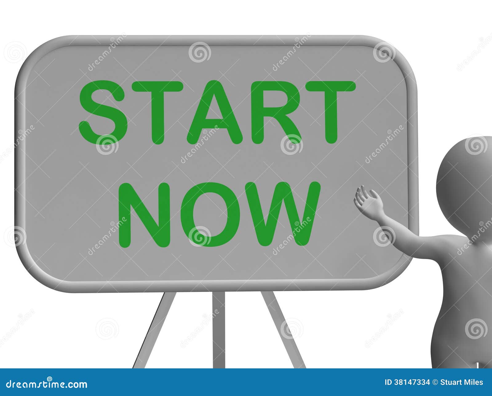 Ahora Comience Los Medios De Whiteboard Para Comenzar Hoy E ...